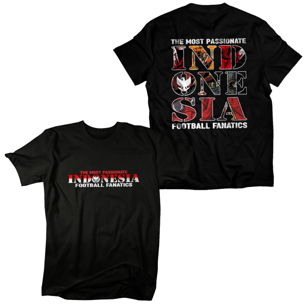 Jual Kaos Distro Suporter Timnas Indonesia Football Fanatics Katun ...