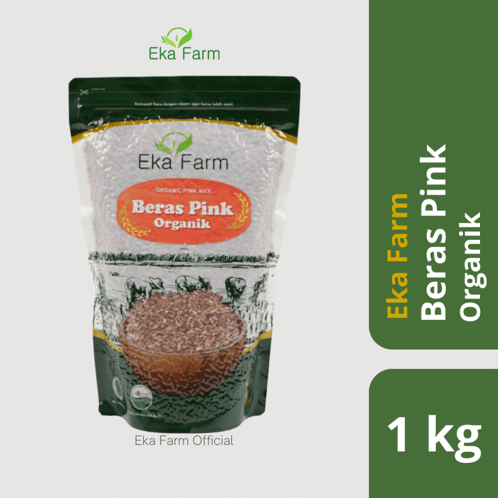 Jual BERAS PINK ORGANIK - VACUM 1KG | Shopee Indonesia