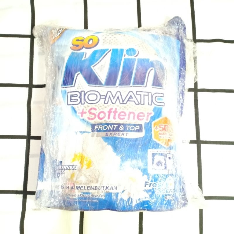 Jual Soklin Bio Matic Front Top Load Deterjen Cair Fresh Scent 1600 Ml ...