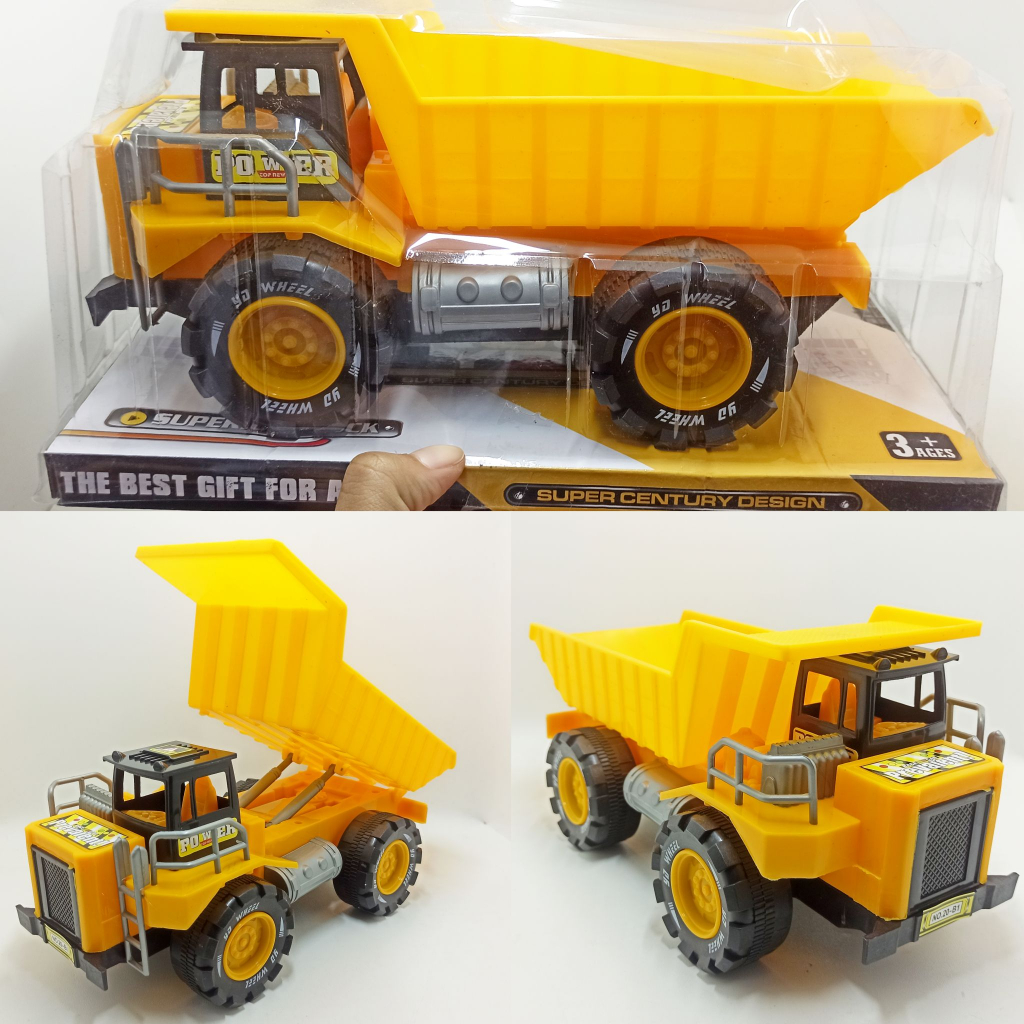 Jual No.20-B1 Mainan Anak Truck Dump Super Design Kuning Power Pasir ...