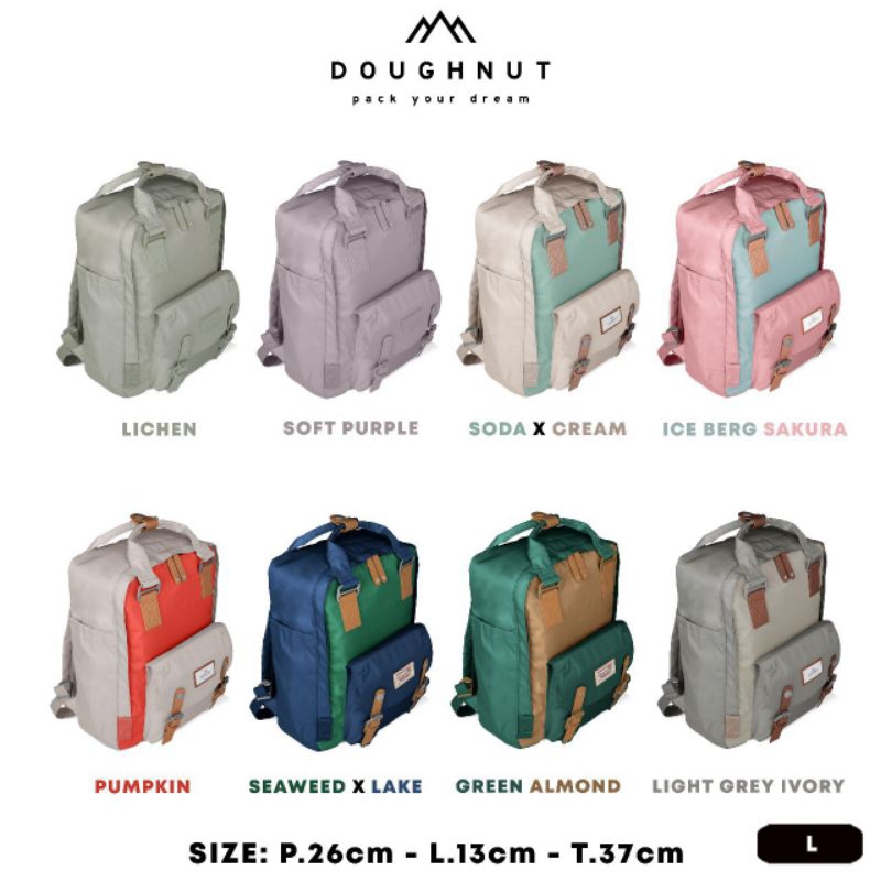 Jual TAS RANSEL DOUGHNUT IMPORT BESAR LAPTOP - BACKPACK DOUGHNUT - TAS ...