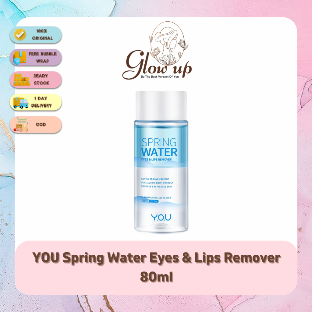 Jual YOU Spring Water Eyes & Lips Remover 80ml | Shopee Indonesia