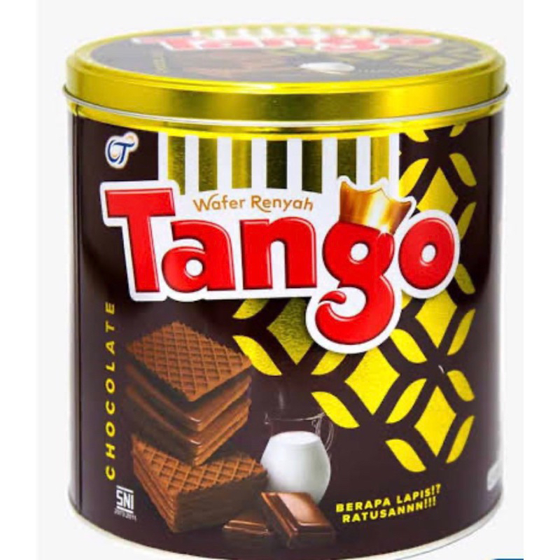 Jual tango snack wafer coklat kaleng 290gram | Shopee Indonesia