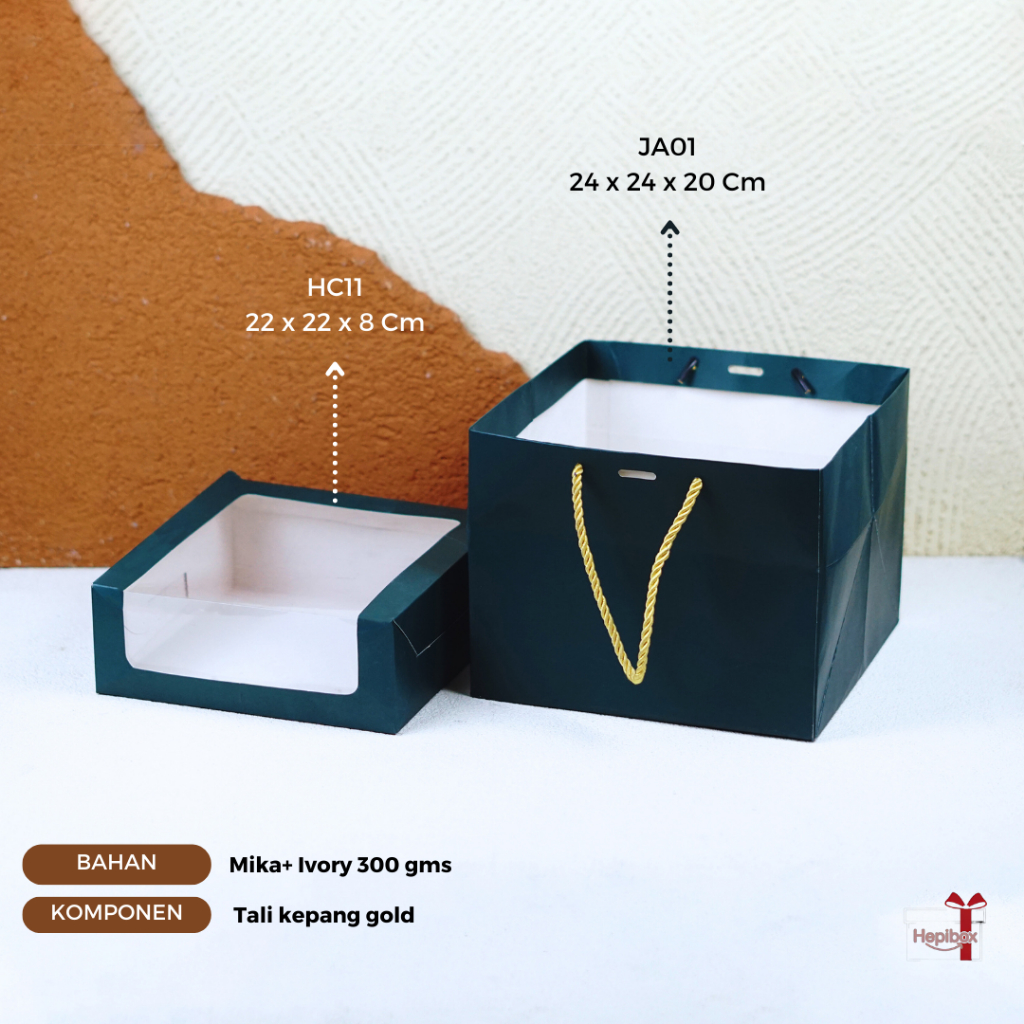 Jual Set Paperbag + Box/ Kotak Makanan/ Paperbag Kotak/ Box Jendela ...