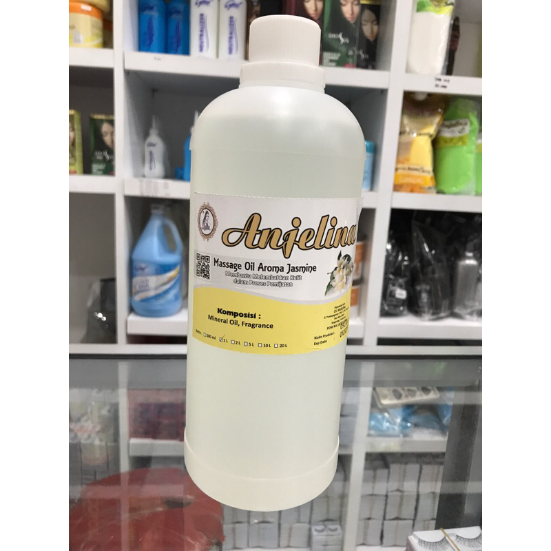 Jual Anjelina Massage Oil Jasmine 1L | Shopee Indonesia