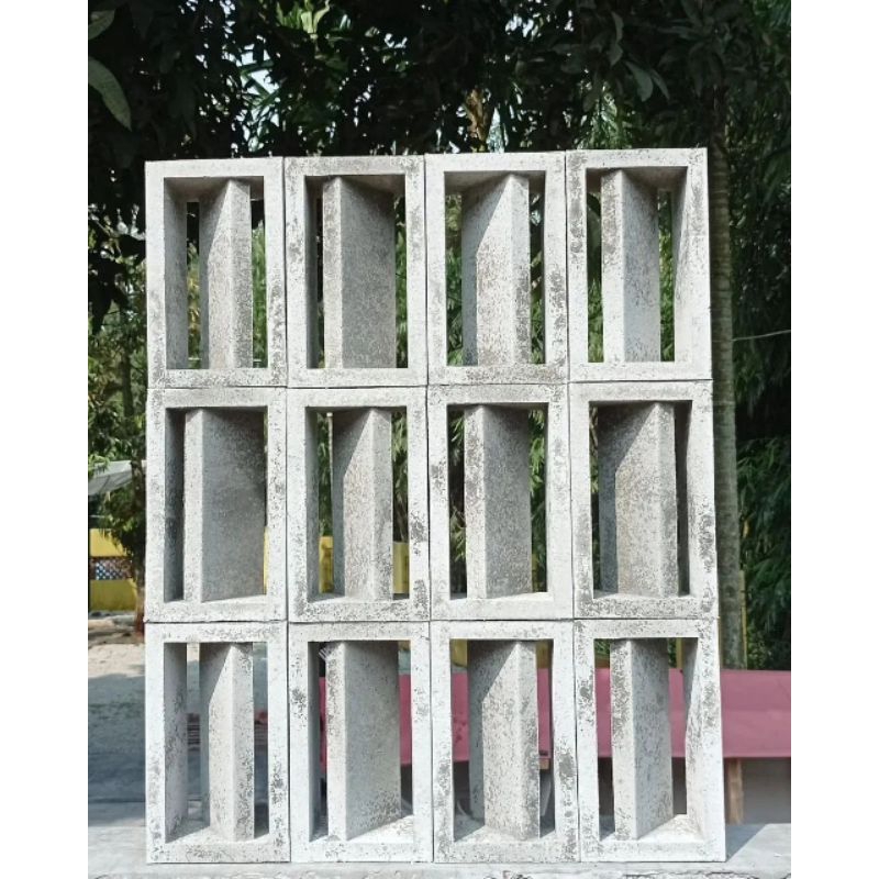 Jual Roster beton Loster minimalis ventilasi udara dekorasi rumah pagar ...