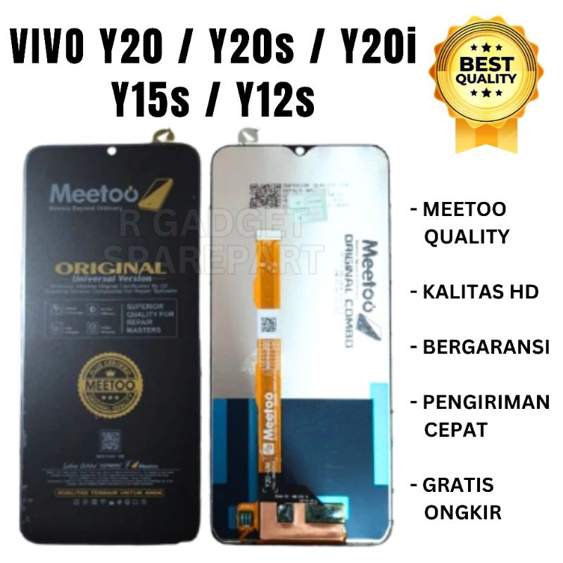 Jual LCD TOUCHSCREEN VIVO Y20 / Y20s / Y20i / Y15s / Y12s ORIGINAL MEETOO QUALITY LCD FULLSET ...