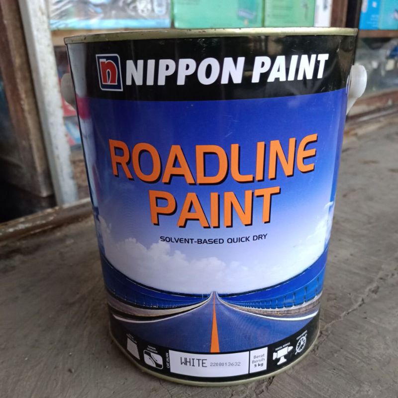 Jual Roadline Paint / Cat Marka Jalan / Cat trotoar (White) 5 kg ...