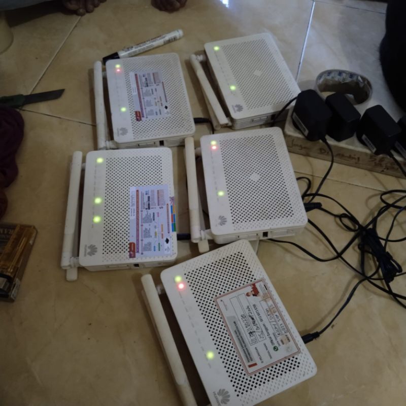 Jual HUAWEI HG8245H5 BIRU ORI KONDISi MULUS UNIT SN SESUAI BLAKAN MODEM ...