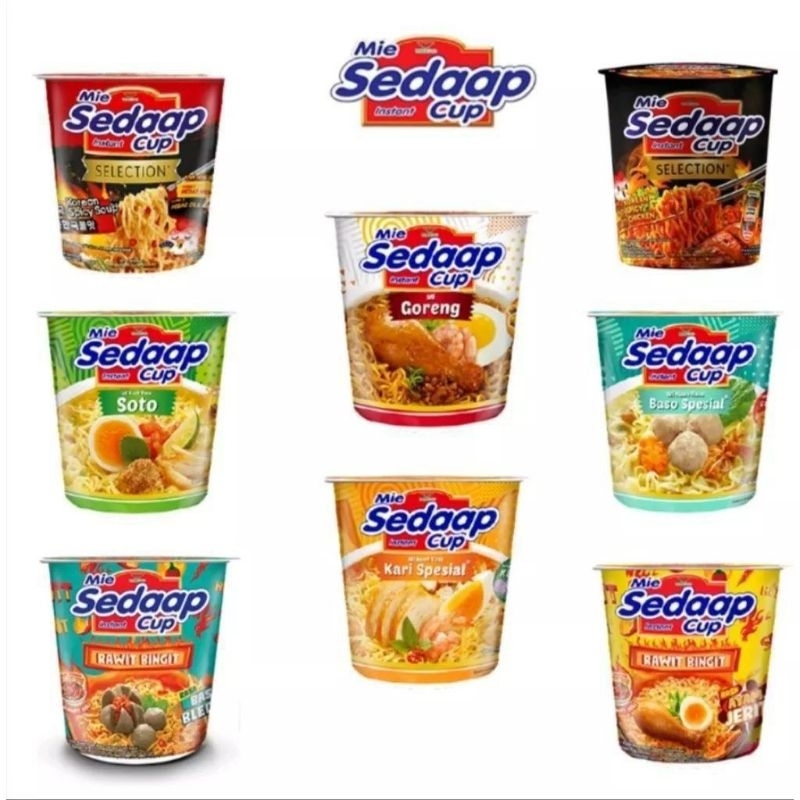 Jual MIE SEDAAP SEDAP CUP BESAR VARIAN PEDAS | Shopee Indonesia