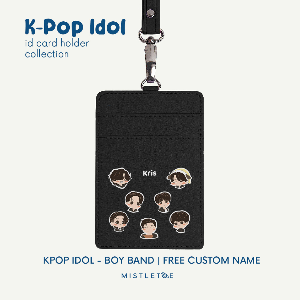Jual K-Pop Idol Custom ID Card Holder - Lanyard - Name Tag | Shopee ...