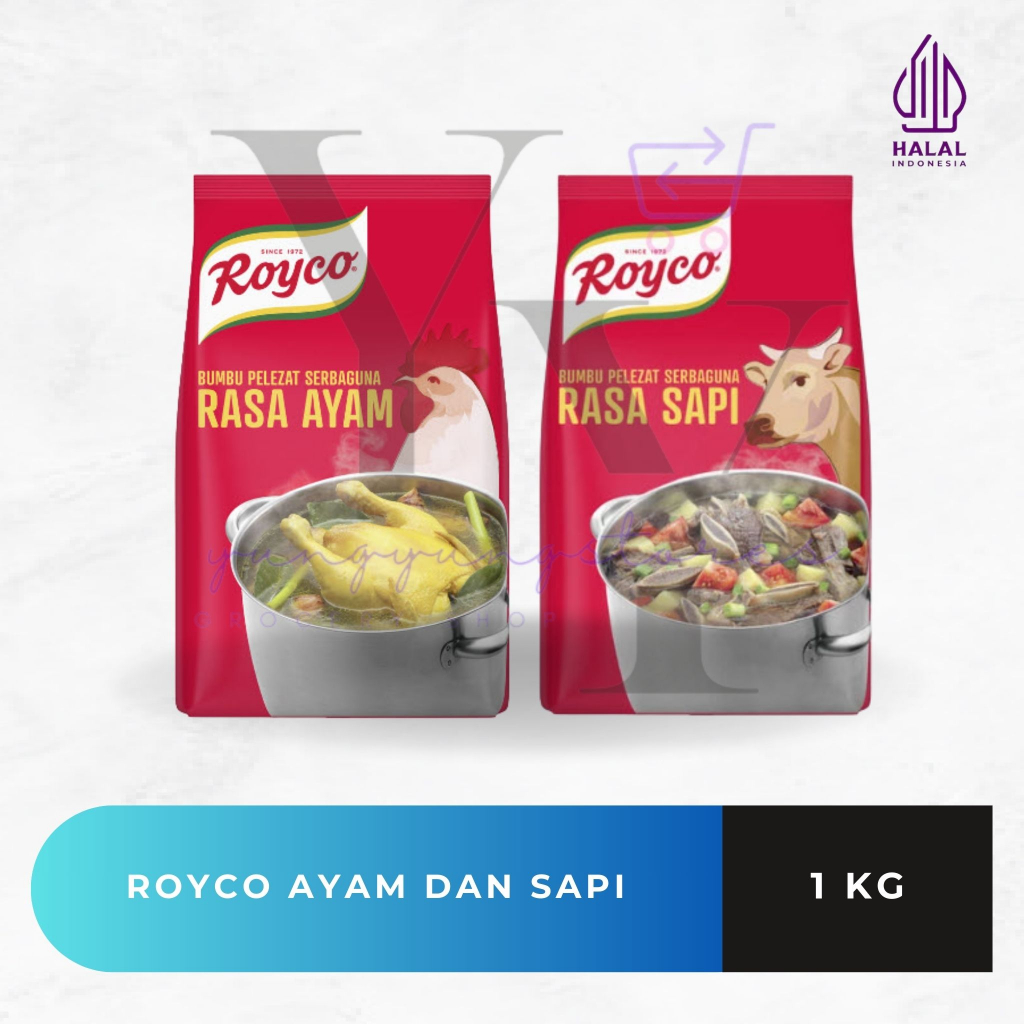 Jual Royco Bumbu Kaldu Rasa Ayam / Sapi 1 Kg | Shopee Indonesia