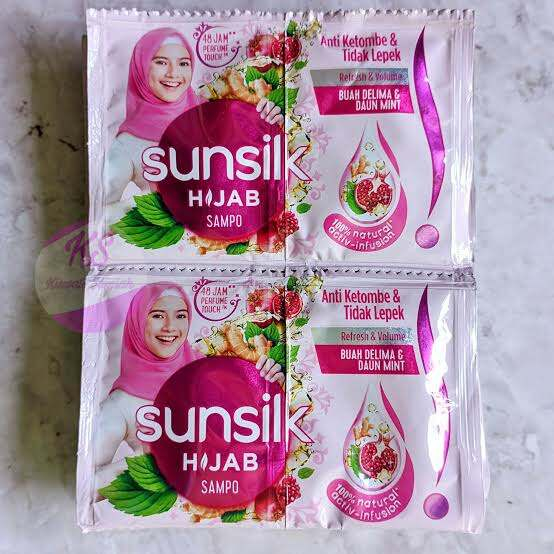Jual SUNSILK HIJAB Shampoo Segar & Anti Ketombe Sachet Renceng Isi 12 ...