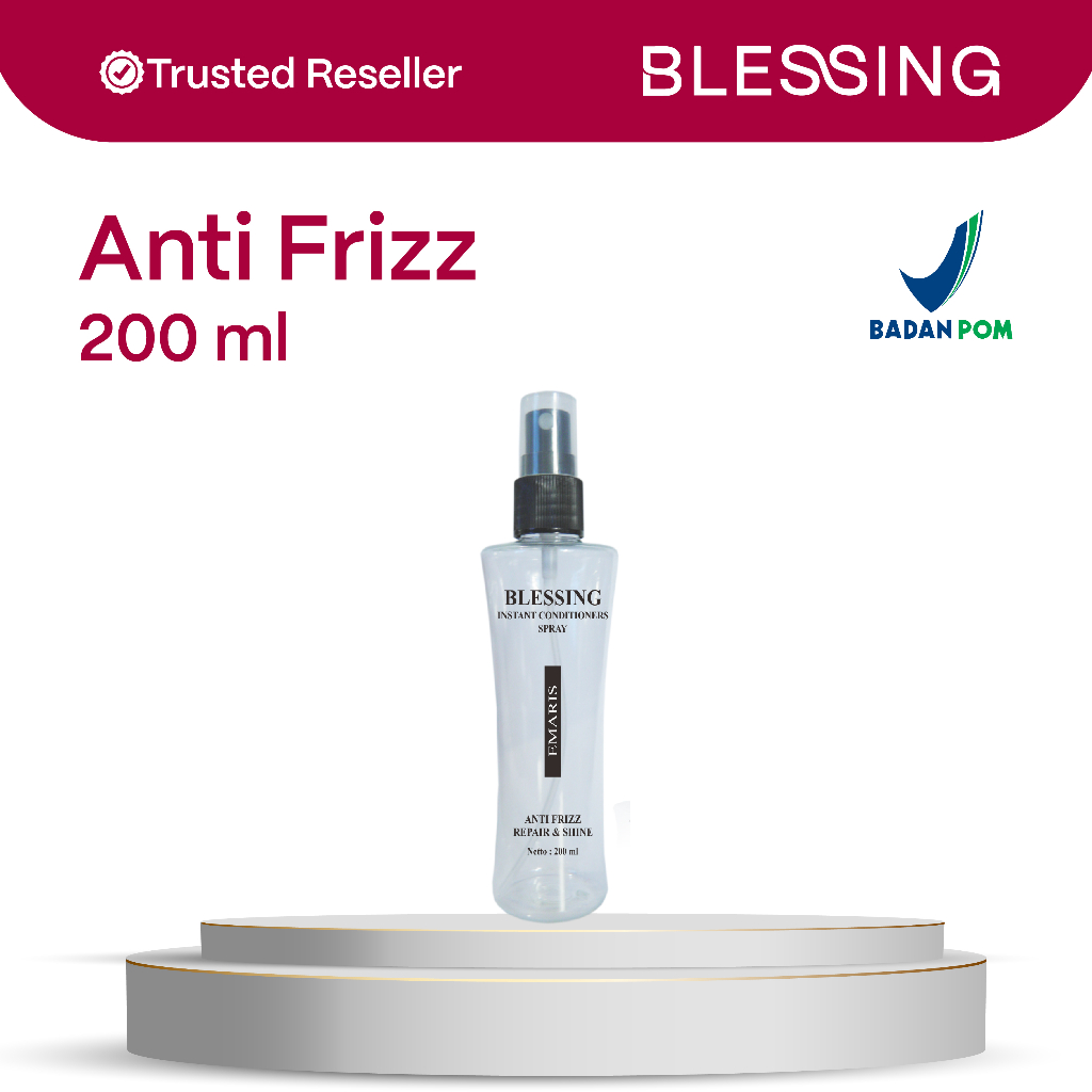 Jual Blessing Anti Frizz Spray 200ML - Hair Spray Vitamin Rambut ...