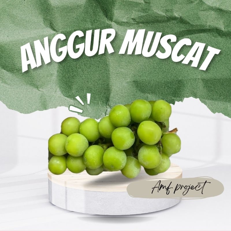 Jual ANGGUR HIJAU MUSCAT IMPORT FRESH PER 500GR | Shopee Indonesia
