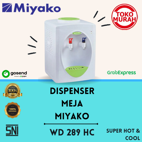 Jual Dispenser Air Galon MIYAKO WD 289 HC Panas Dingin/Super Hot & Cool ...
