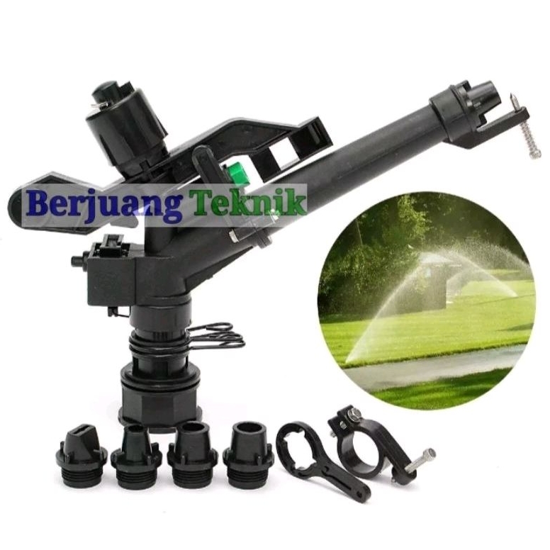 Jual Sprinkler PVC Big Gun 1.5 Inch Rain Impact jarak/radius tembak 25-30 meter | Shopee Indonesia