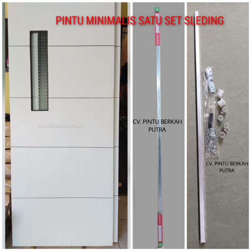 Jual PINTU MINIMALIS KS/KSP SATU SET SLEDING | Shopee Indonesia