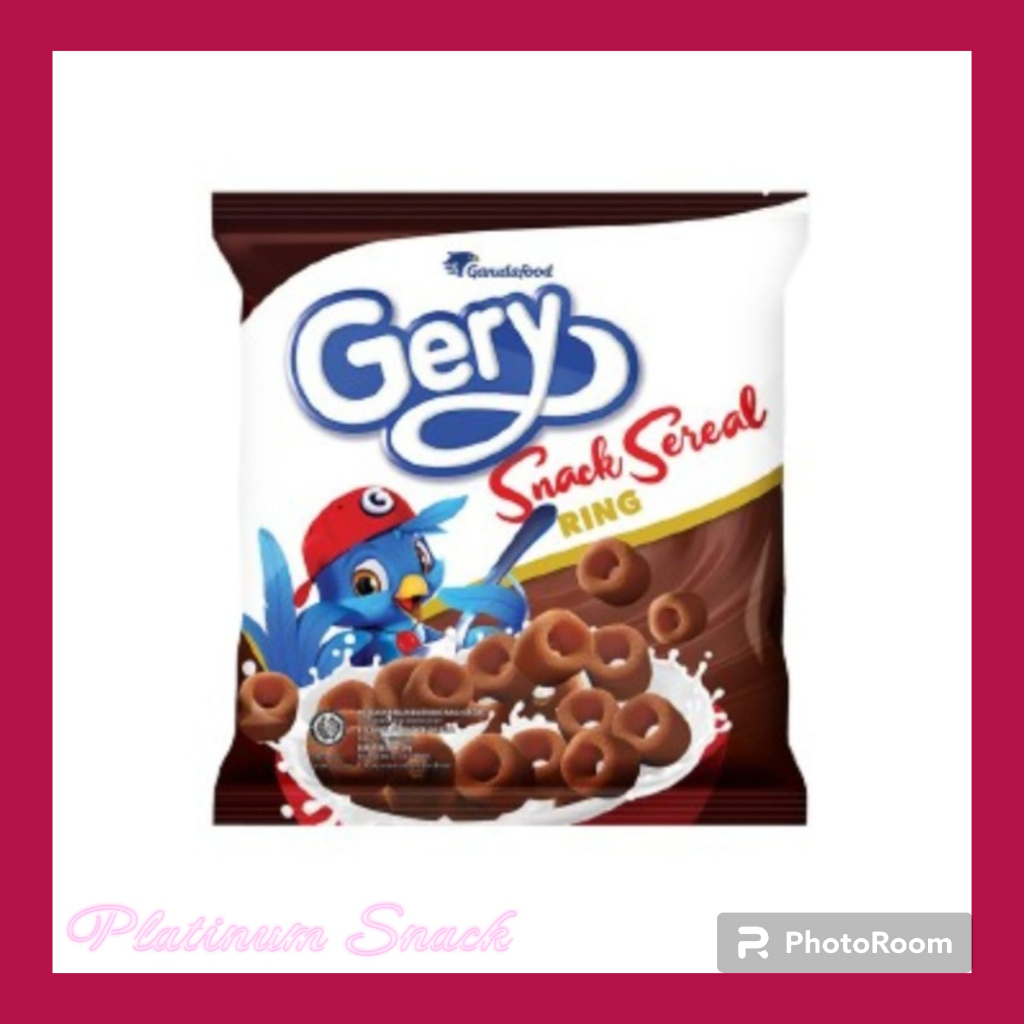 Jual GERY SNACK | SEREAL RING CHOCO | Isi 10 bks @ 12 Gr | Shopee Indonesia