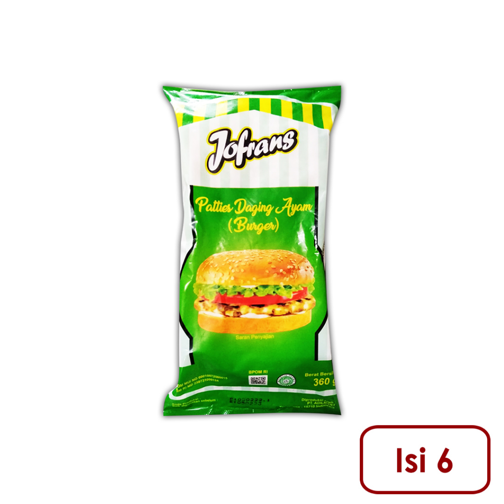 Jual JOFRANS Patties Ayam Isi6 360gr | Shopee Indonesia