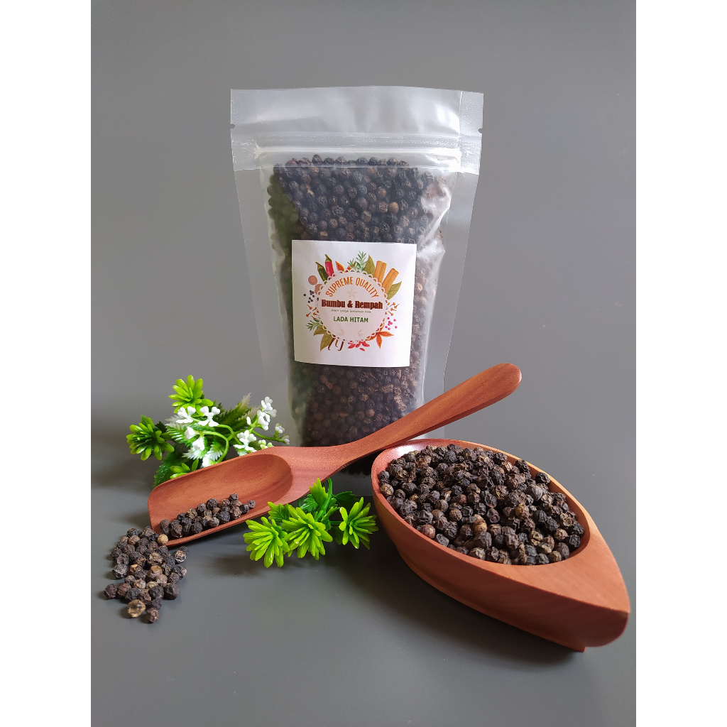 Jual Lada Hitam Lampung Merica Sahang Black Pepper | Shopee Indonesia