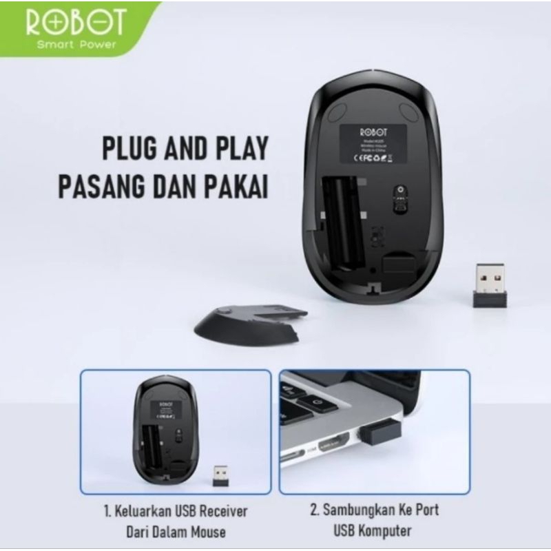 Jual Mouse Robot M205 Wireless Mouse | Shopee Indonesia