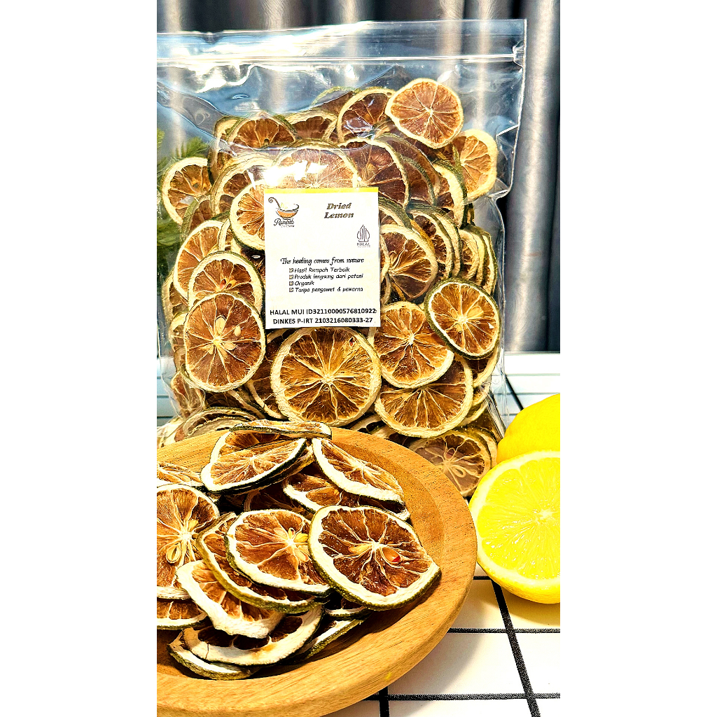 Jual Lemon Kering Iris 1 Kg - Dried Lemon Slice Rempah Bu Risma ...
