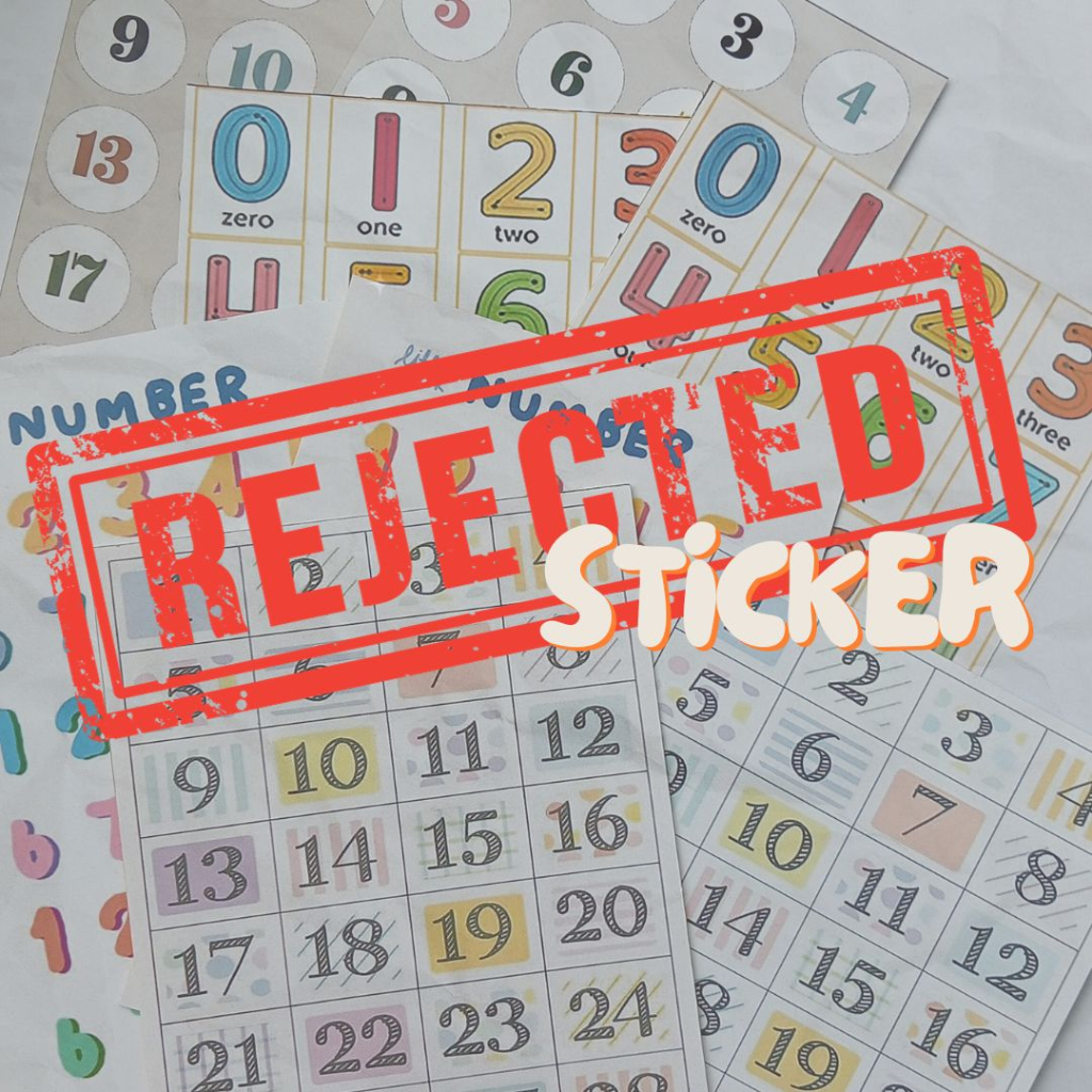 Jual Rejected Stiker Aesthetic Vintage Series Stiker Aesthetic Deco ...