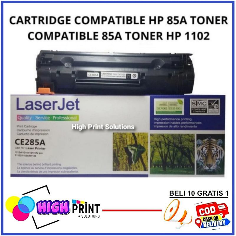 Jual Cartridge Toner CE285A - 85A Printer Laserjet P1102 - P1102w ...