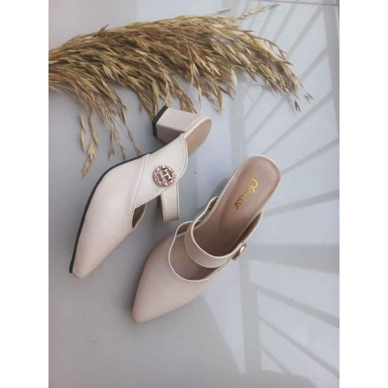 Jual heels kondangan tapak tahu 4cm | Shopee Indonesia