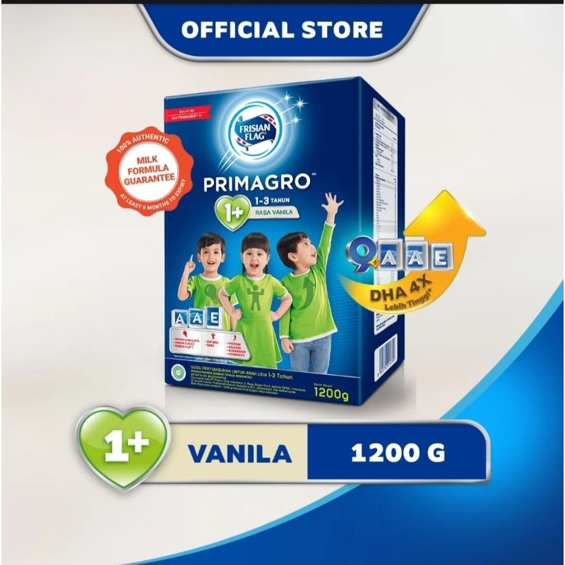 Jual FF PRIMAGRO 1+ VANILA 1200GR (EXP DES 2023) | Shopee Indonesia