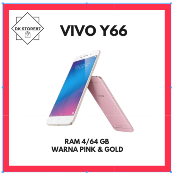 Jual VIVO Y66 RAM 4GB+64GB GOLD & PINK GARANSI 100% | Shopee Indonesia