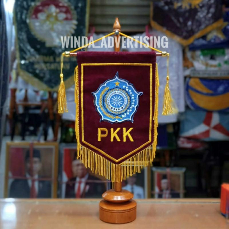 Jual Bendera Vandel PKK Bendera Meja Logo PKK Berkualitas Ready Stock ...