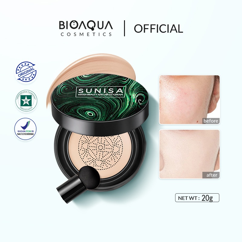 Jual Bioaqua x Sunisa Air Cushion BB Cream CC Cushion | Shopee Indonesia