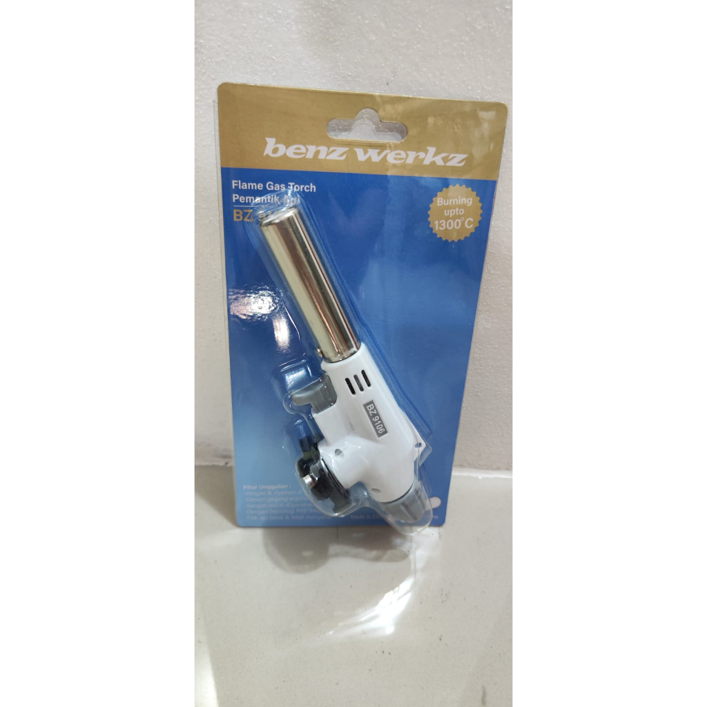 Jual Gas Torch 1300 BUTTON BZ9106 BENZ / Flame Gun Blow Kepala Pematik ...