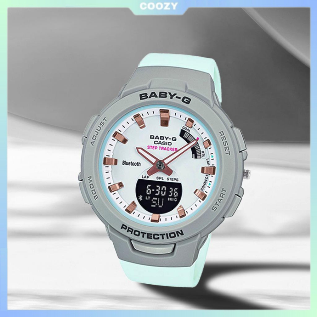 Jual JAM TANGAN WANITA BSA B100 ANTI AIR DUAL TIME DIGITAL ANALOG CEWEK ...