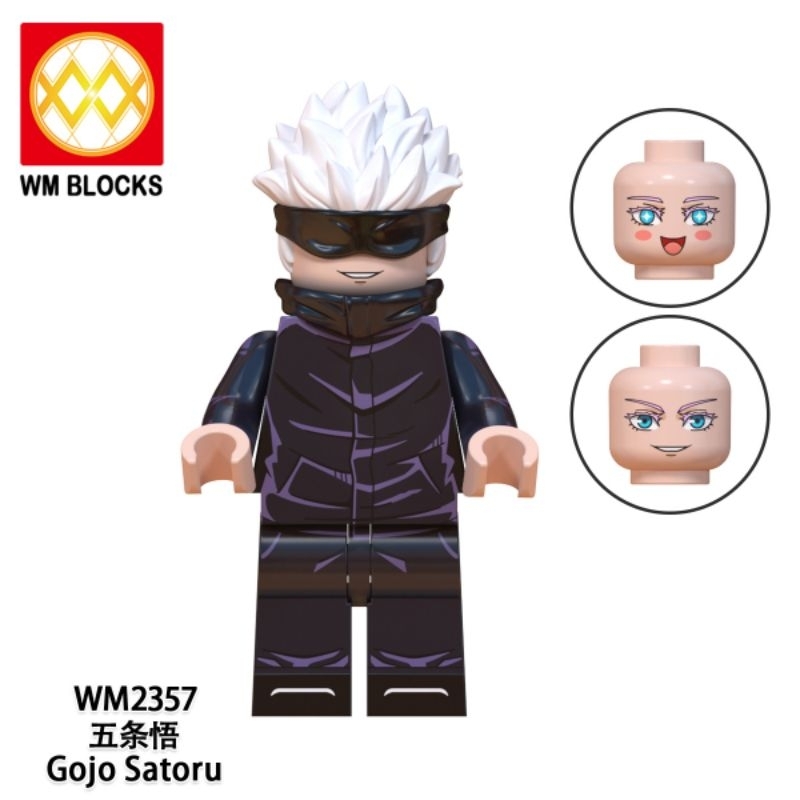 Jual mainan bricks jujutsu kaisen naruto bleach WM6149 figure anime ...
