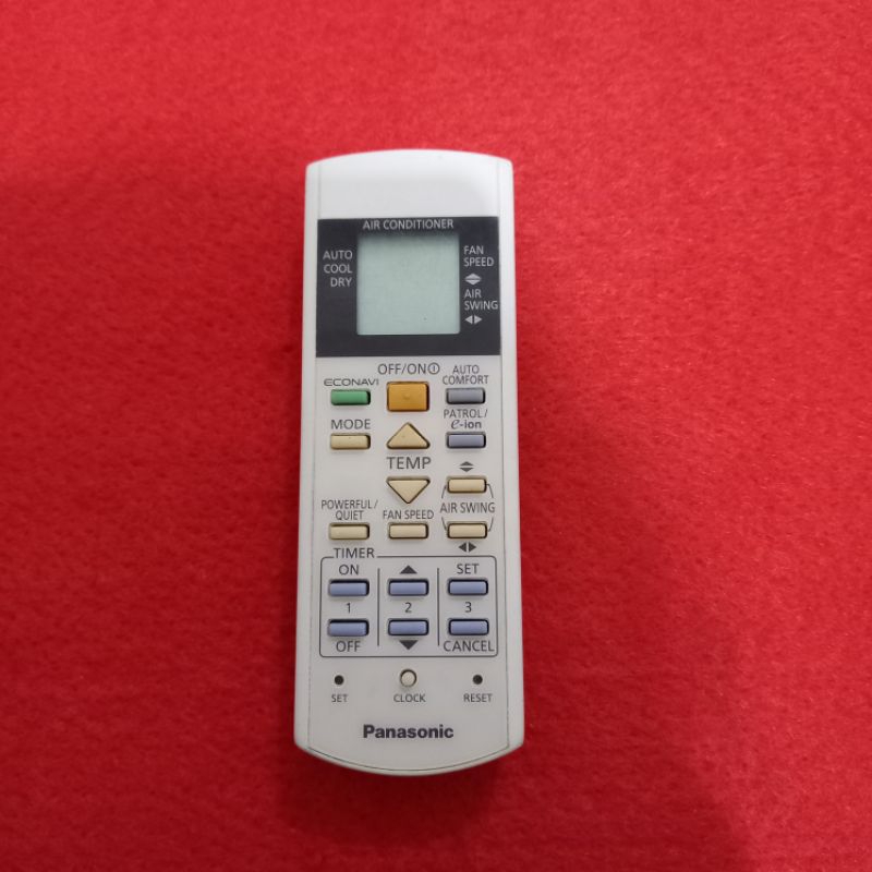 Jual Remote AC PANASONIC Econavi , Patrol/e-ion Original Asli ...