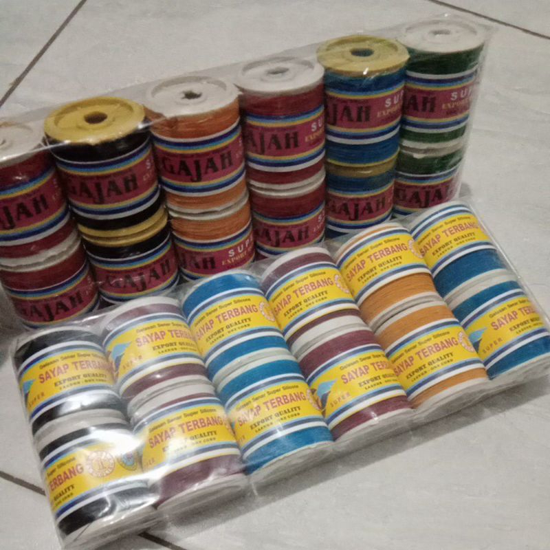 Jual benang gelasan layangan snap ck 1 pack isi 12 pcs | Shopee Indonesia
