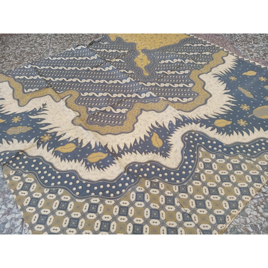Jual Kain Batik SOLO motif galaran daun kawung | Shopee Indonesia