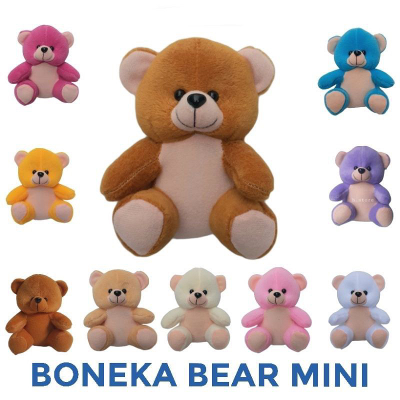 Jual Boneka Bear Mini Bear Souvenir Bear Wisuda Bear Buket 14 Cm Shopee Indonesia