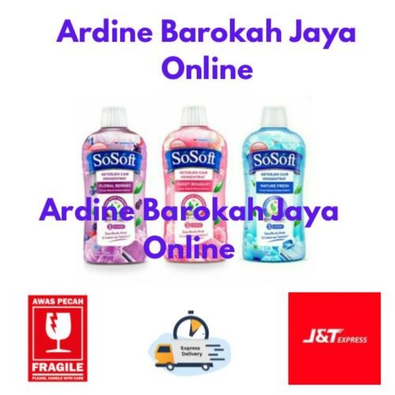 Jual Detergen cair so soft botol 700ml | Shopee Indonesia