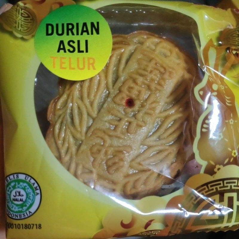 Jual 1 pc Kue Bulan Wang Lai rasa Durian Asli Telur Moon Cake Halal ...