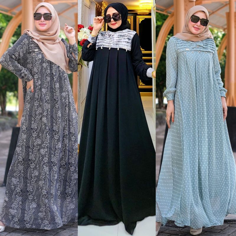 Jual sale ‼️ Alamanda dress by SS aldisa (gamis aja) | Shopee Indonesia