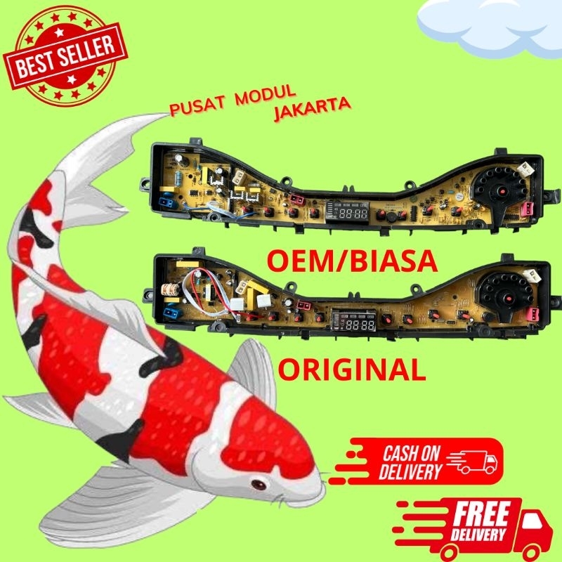 Jual POLYTRON 7.5kg PAW 75511 ( PAW 75511WB/WM ), Modul pcb mesin cuci Top Loading | Shopee ...