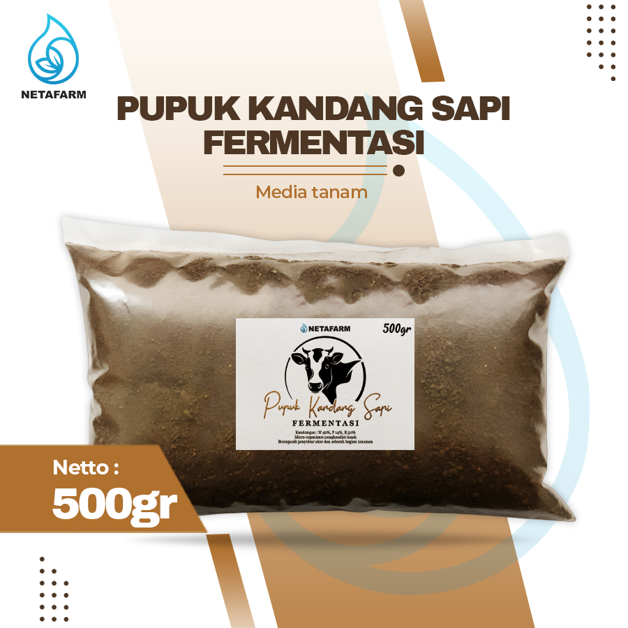 Jual Pupuk Kandang Sapi Fermentasi Organik - 500 gr | Shopee Indonesia