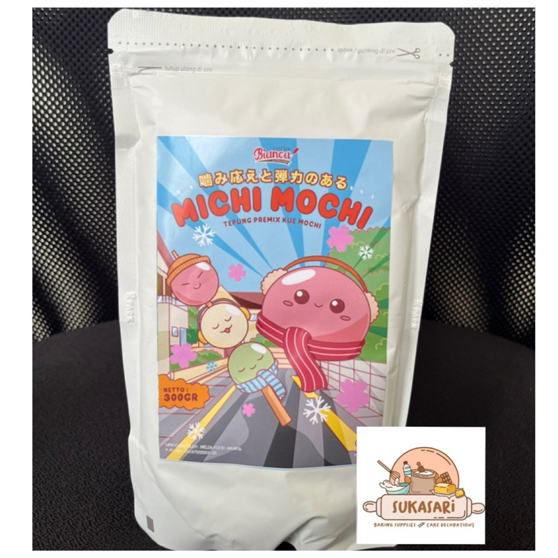 Jual Bianca Michi Mochi Premix 300gr kue mochi Tepung Premix japanese ...