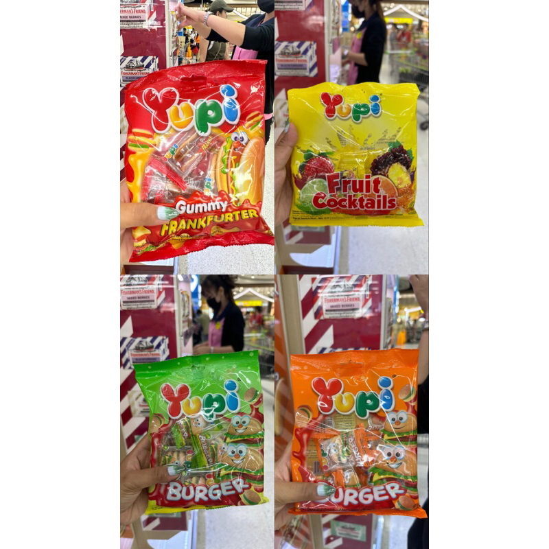 Jual YUPI CANDY ORIGINAL FROM THAILAND/ BURGER/ GIANT COLA/FRUIT ...