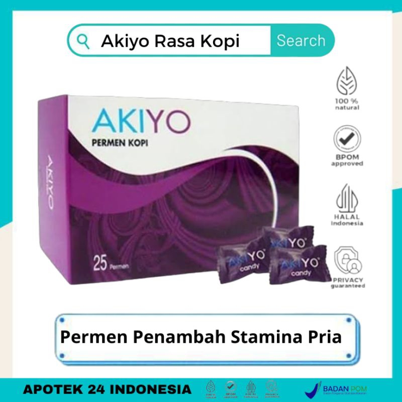 Jual Permen Kopi Akiyo 1 Box 25Pcs Akiyo Candy Resmi Original | Shopee ...