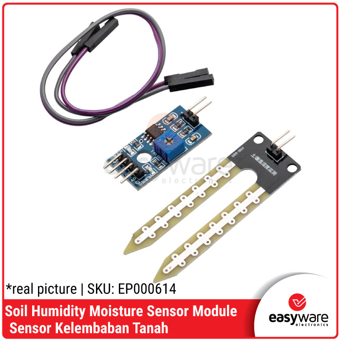 Jual SENSOR KELEMBABAN TANAH SOIL MOISTURE SENSOR MODULE | Shopee Indonesia